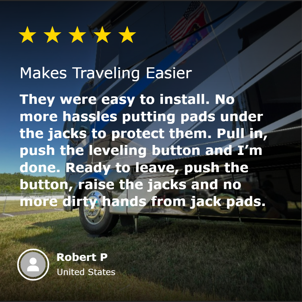 PRIME 3-Pack | Class A Motorhome Permanent Jack Pads | RV SnapPad®