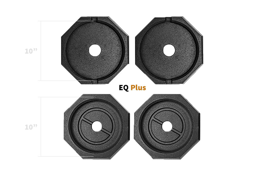EQ Plus 4-Pack | Class C Motorhome Jack Pads | RV SnapPad®